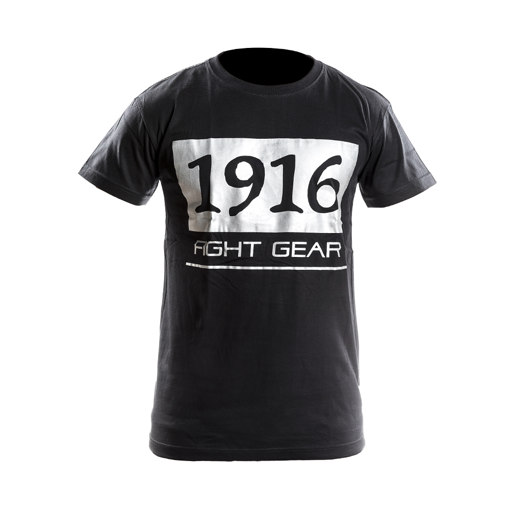 1916 Classic Shirt Zwart/Zilver ⋆ 1916 Fight Gear